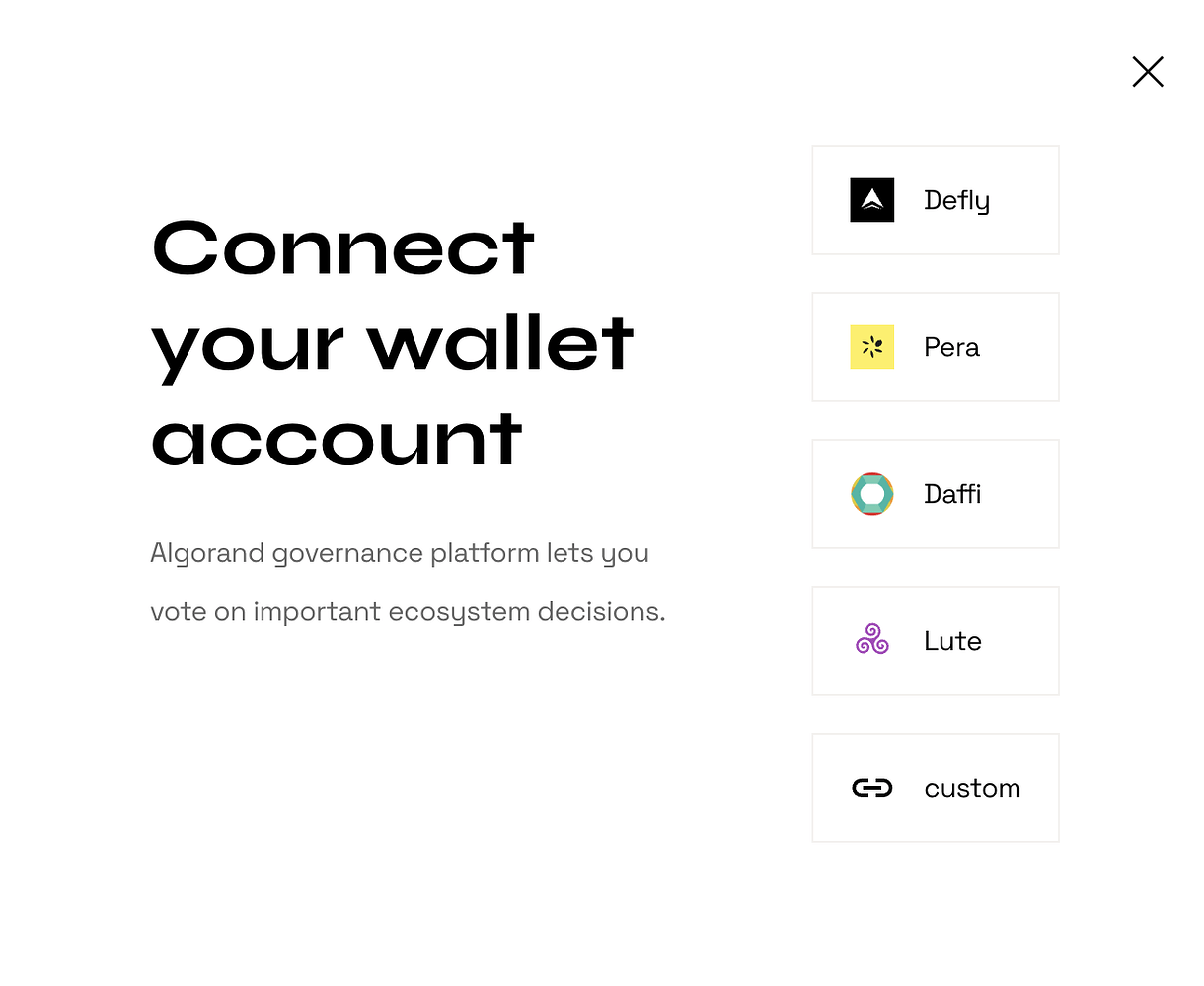 Algorand Governor Guide