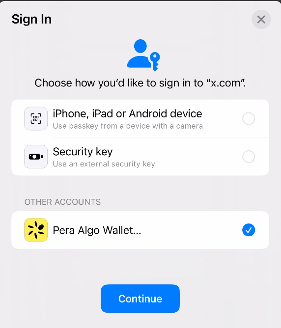 How to use Liquid Auth and Pera Wallet for secure, passwordless sign-in ...