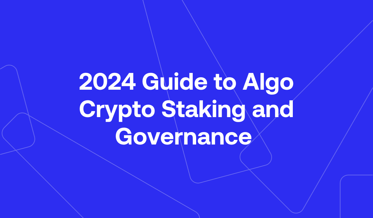 2025 Guide to Algo Crypto Staking and Governance